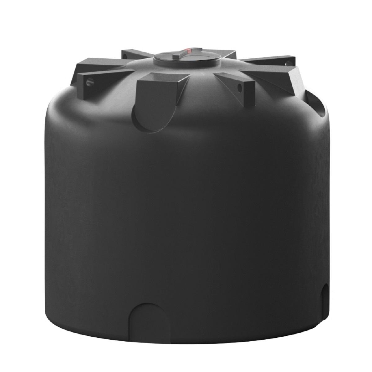 Емкость VTR 5000 л черная, для техническая вода, спиртосодержащие ...